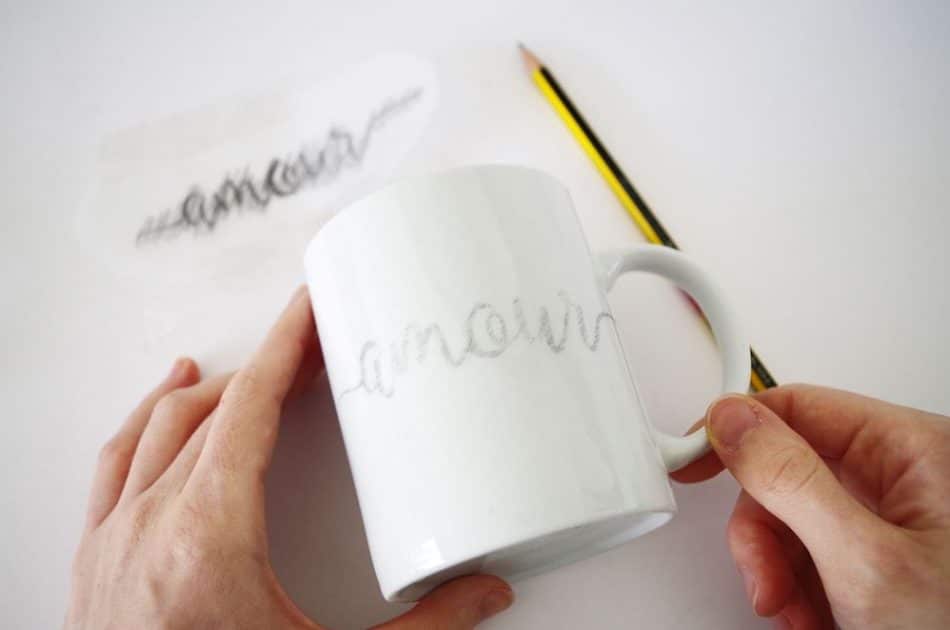 Conseils pour calquer sur une tasse